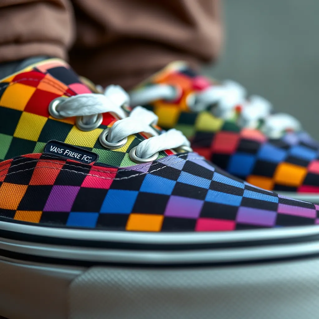 The Influence of Rainbow Checkerboard Vans in Skate Culture
