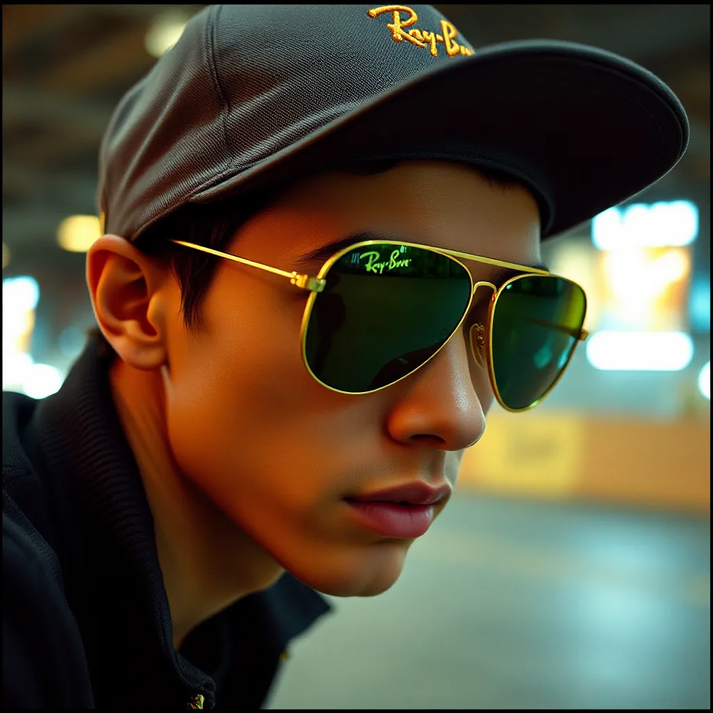 Gold Plated Ray-Ban Aviators: A Skate Culture Icon